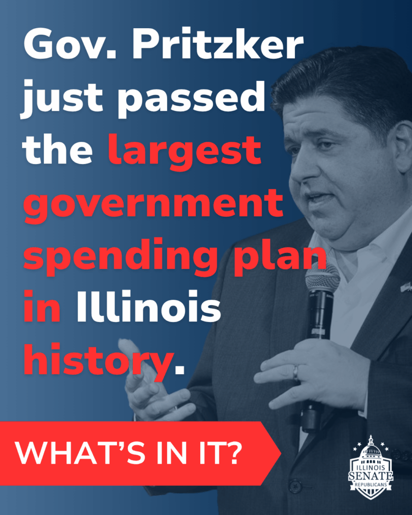 Sen. Tracy: Pritzker’s budget largest in history, requires an extra $1 billion in taxes - Jil Tracy